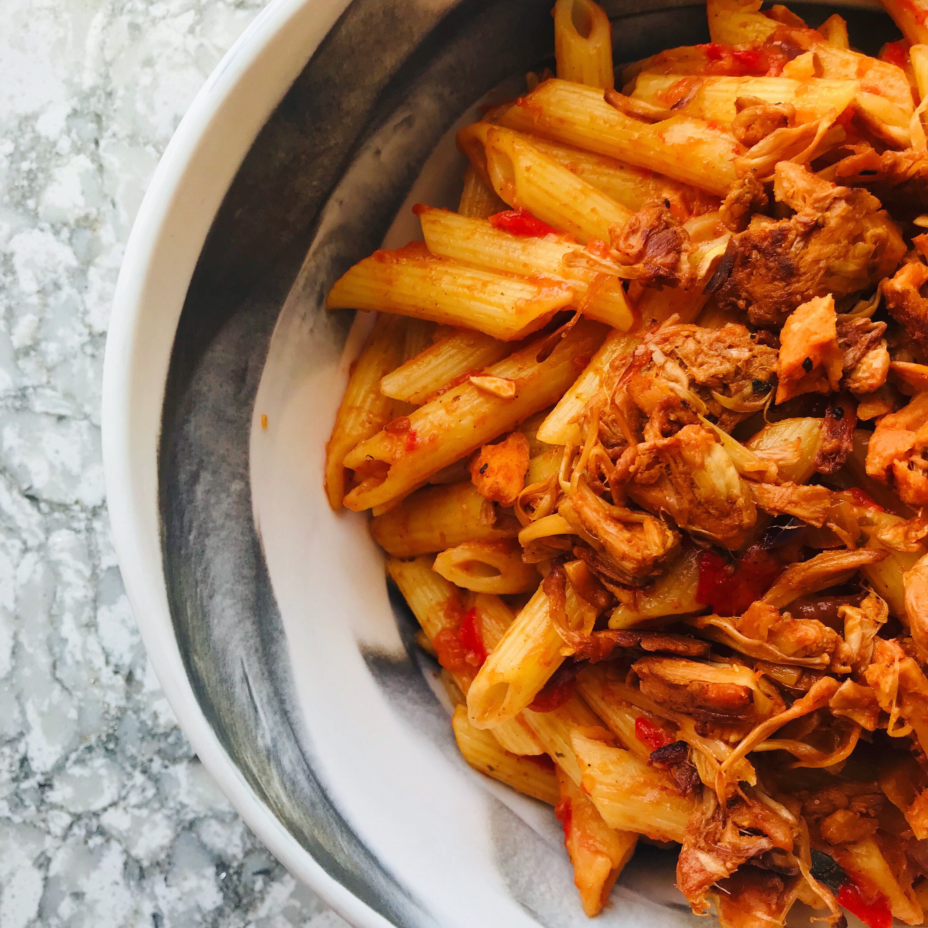Pulled “Pork” Pasta – LickYourPlates