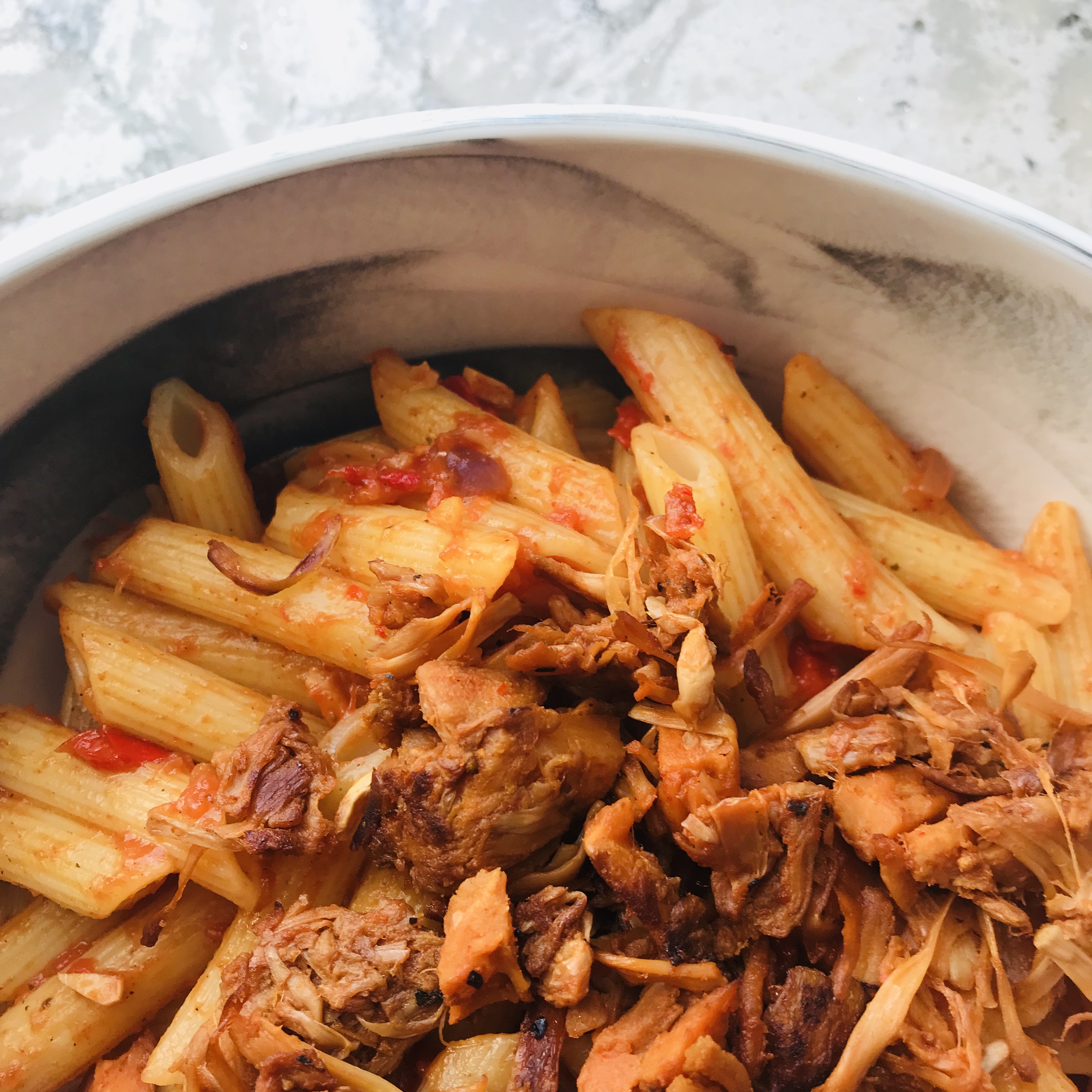 Pulled “Pork” Pasta – LickYourPlates